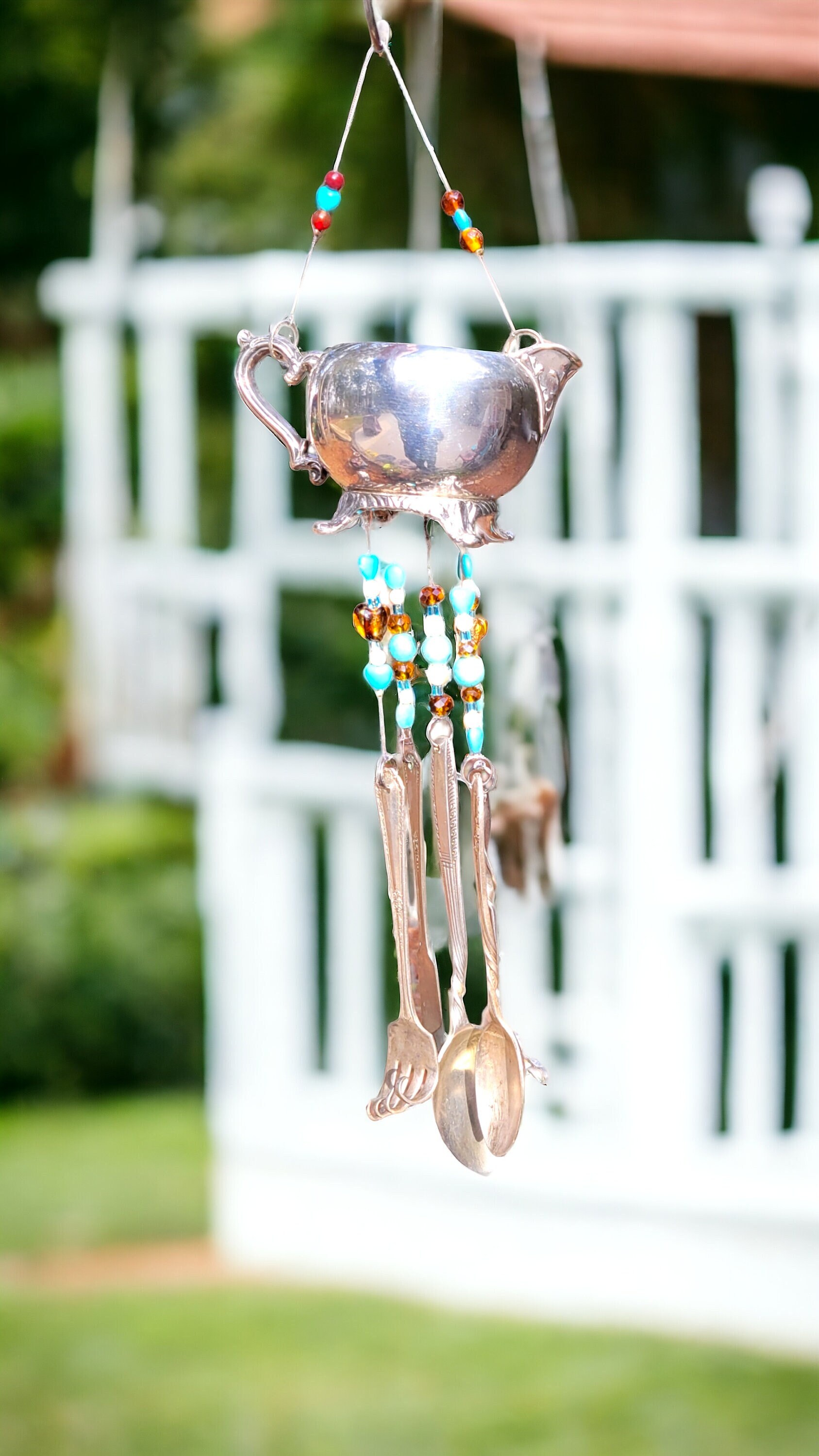 Silverplate Vintage Creamer Wind Chime Collectable Cutlery and ...