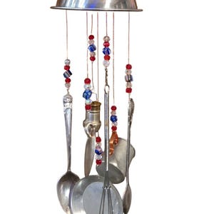 Kitchen Themed Mini Colander Wind Chime and Plant Holder Garden Art ...