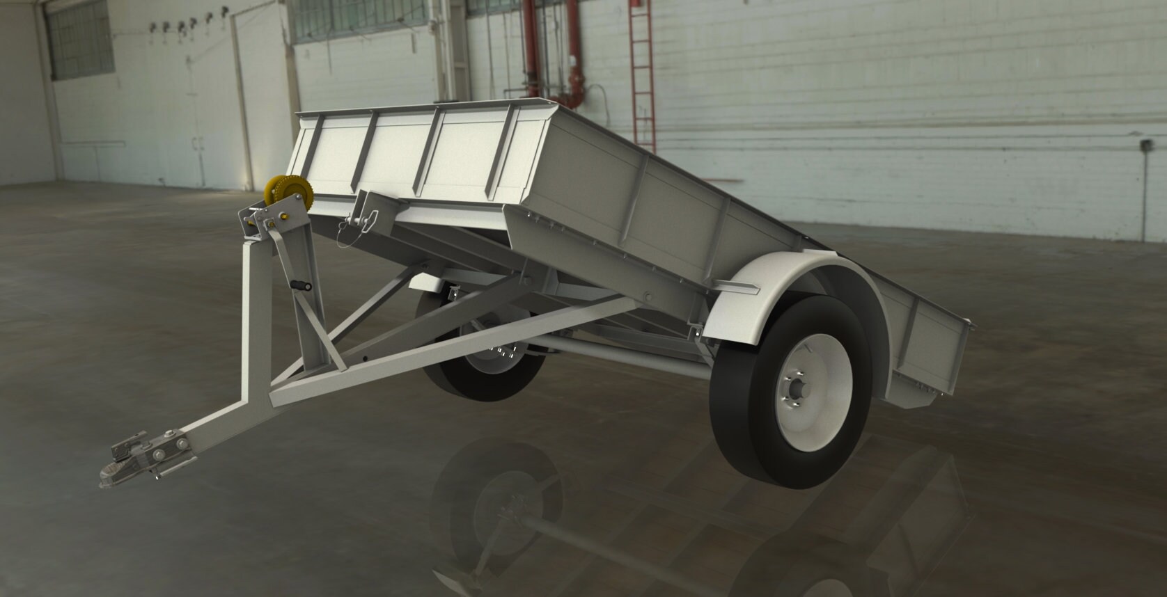 Utility 5x8 Tilt Open Box Trailer Fabrication Instructions Plans 1.22 ...