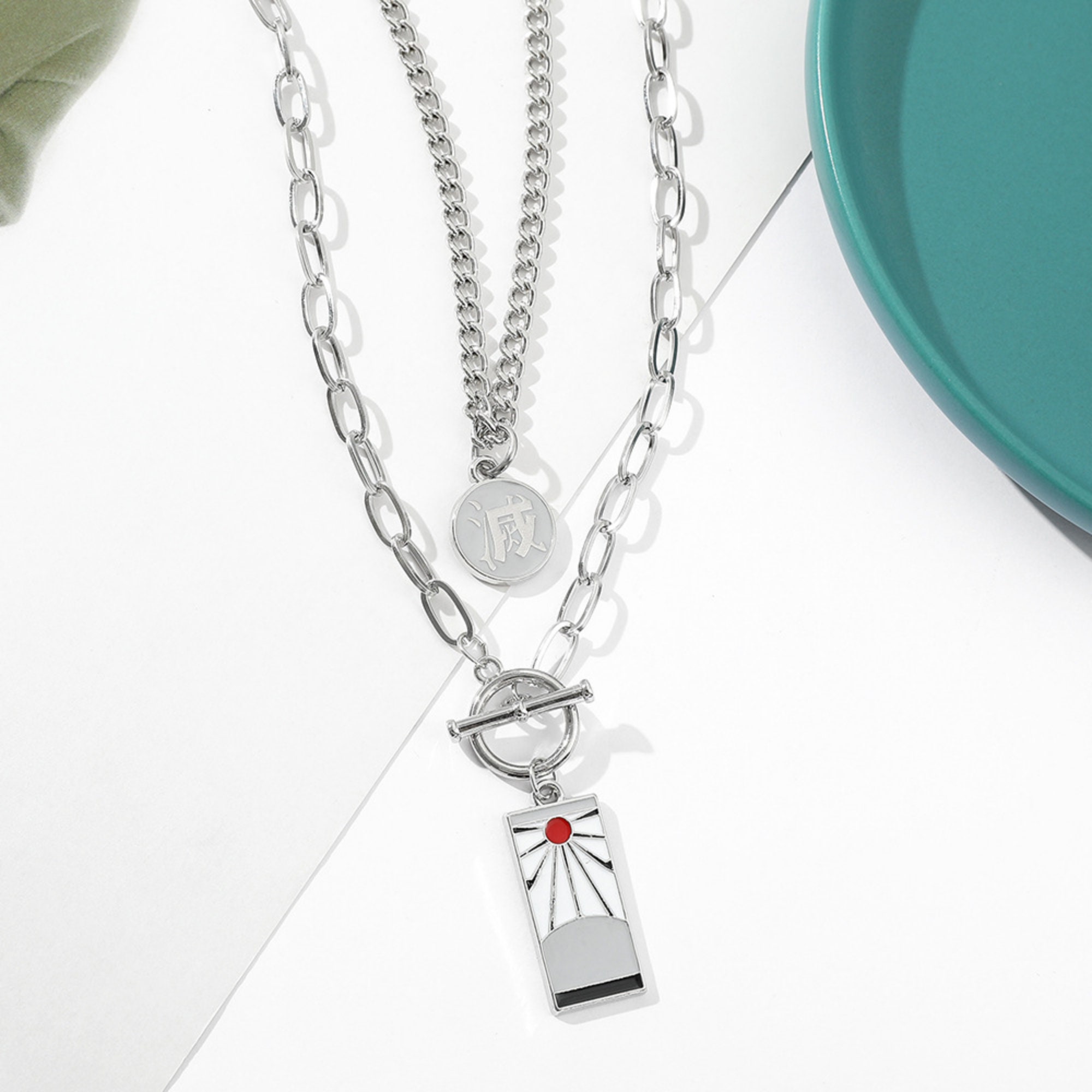 Hanafuda Necklace Anime Necklace Cosplay Necklace Anime - Etsy