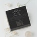 Black Square Thank You Card Template | DIY Canva Insert (5x5") - Etsy