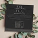 Black Square Thank You Card Template | DIY Canva Insert (5x5") - Etsy