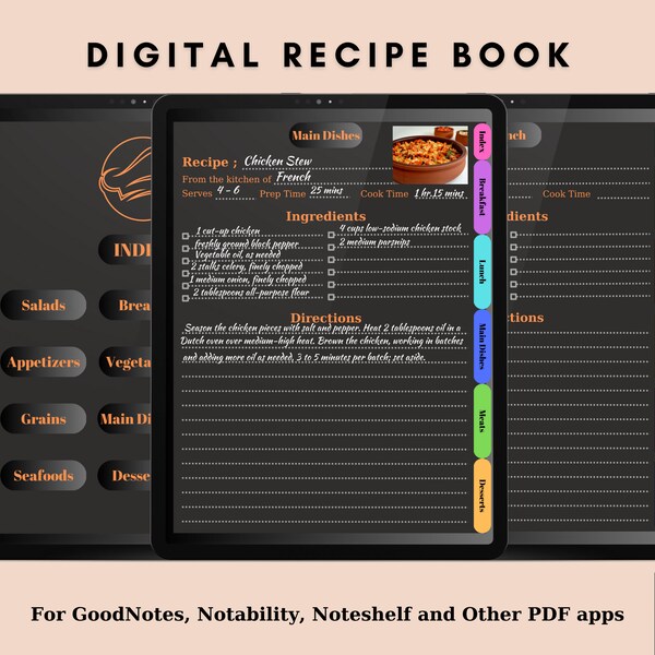 Recipe Book - Etsy