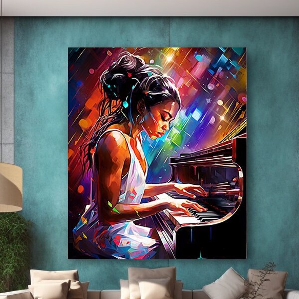 Abstract Music Art - Etsy