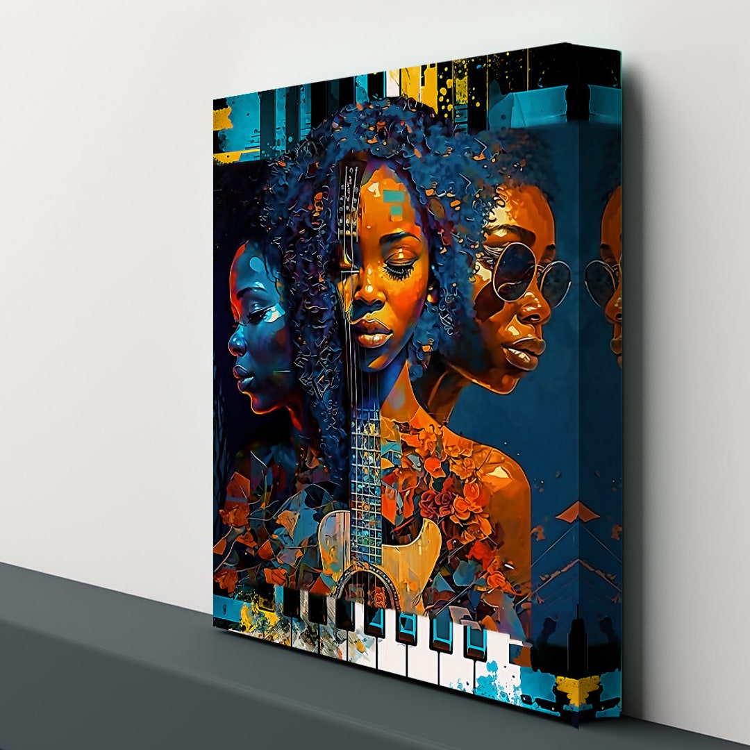 Music Art Black Art Canvas Abstract Art Digital Art Canvas Gallery ...