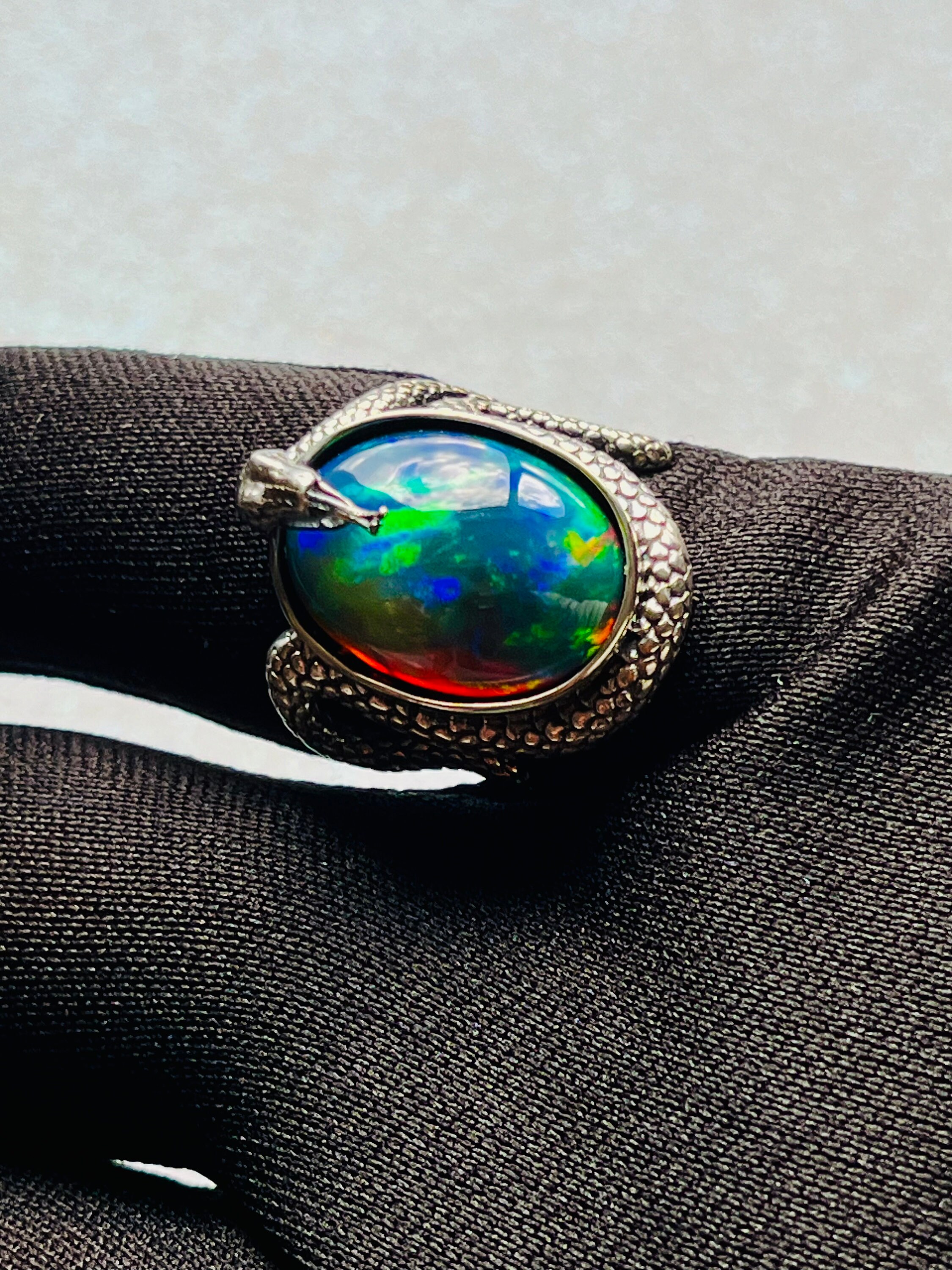 MEDUSA RING From SATOPAL Jewellery mana Rings Series Handmade Silver ...