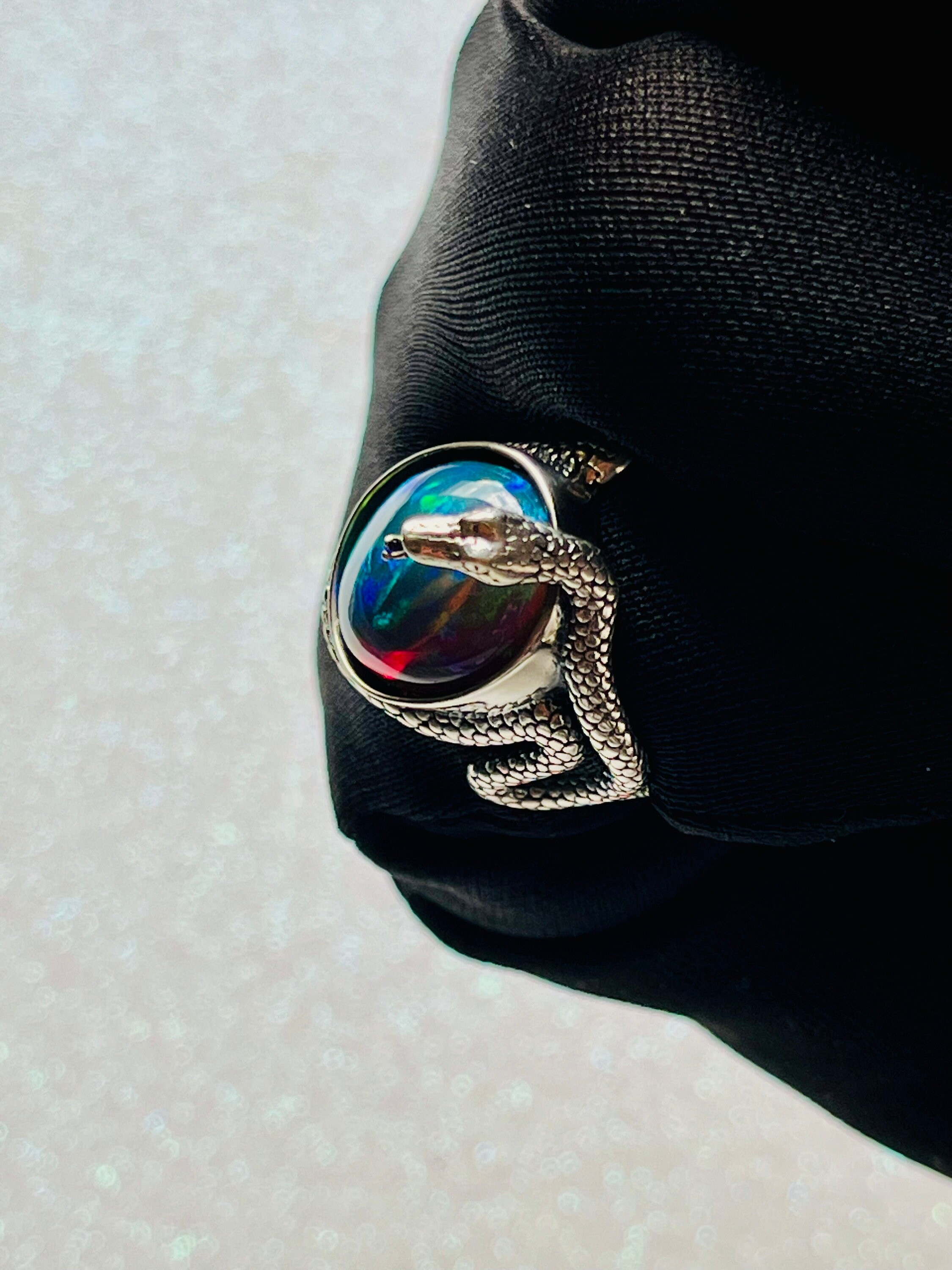 MEDUSA RING From SATOPAL Jewellery mana Rings Series Handmade Silver ...