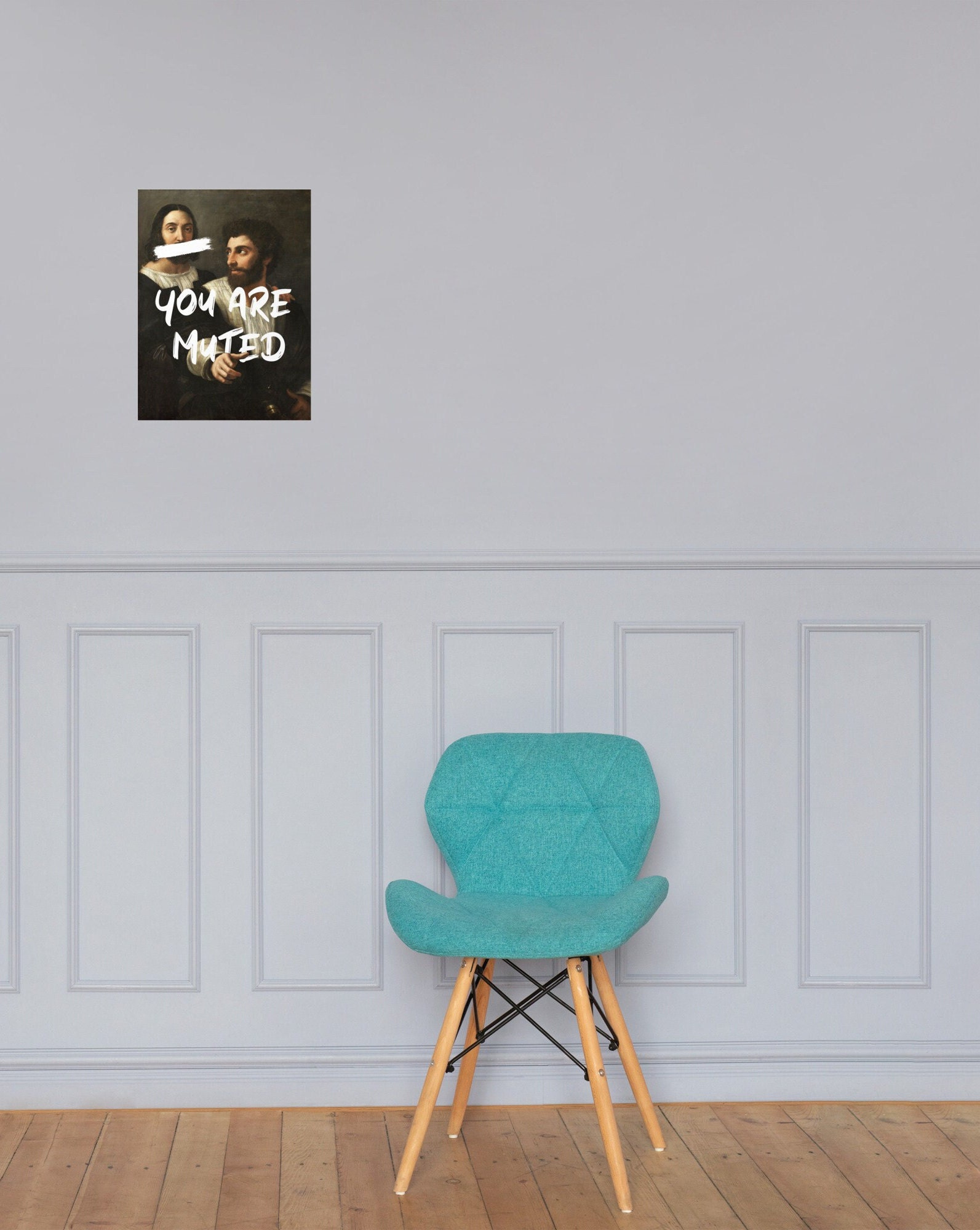 Funny Home Office Poster You Are on Mute Office Wall Art - Etsy