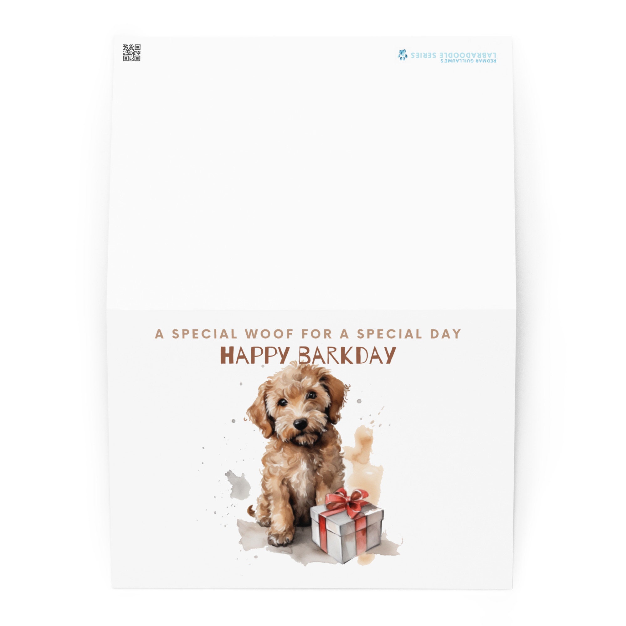 Labradoodle Birthday Card | Perfect Greet Card for Dog Lovers | Cute ...