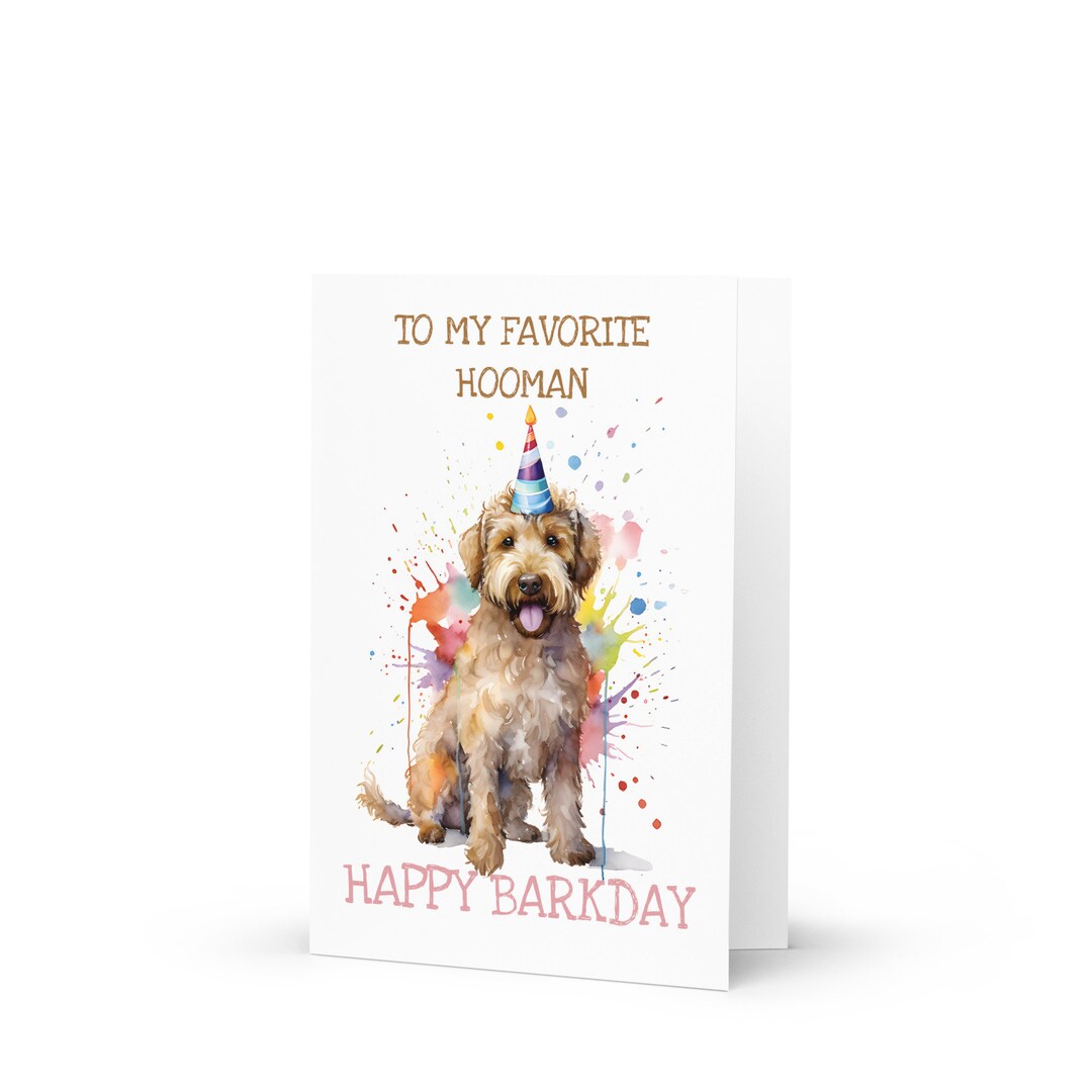 10x Funny Labradoodle Birthday Cards (with Standard Envelopes ...