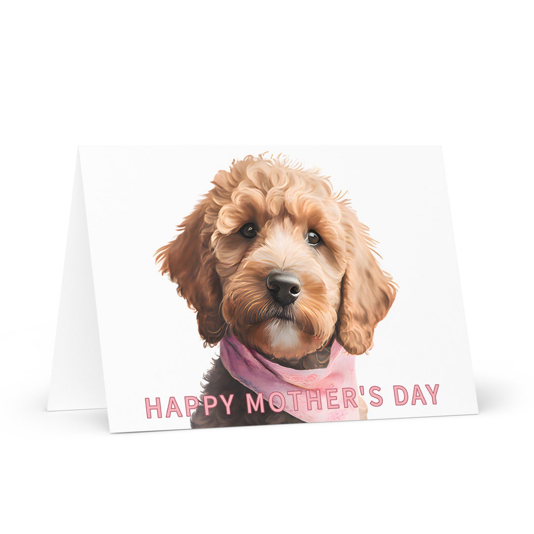 Labradoodle Mother's Day Greeting Card | Perfect Gift for Mother's Day ...