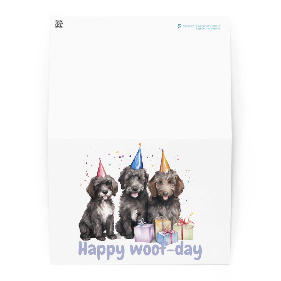Labradoodle Birthday Card | Perfect Greet Card for Dog Lovers | Cute ...