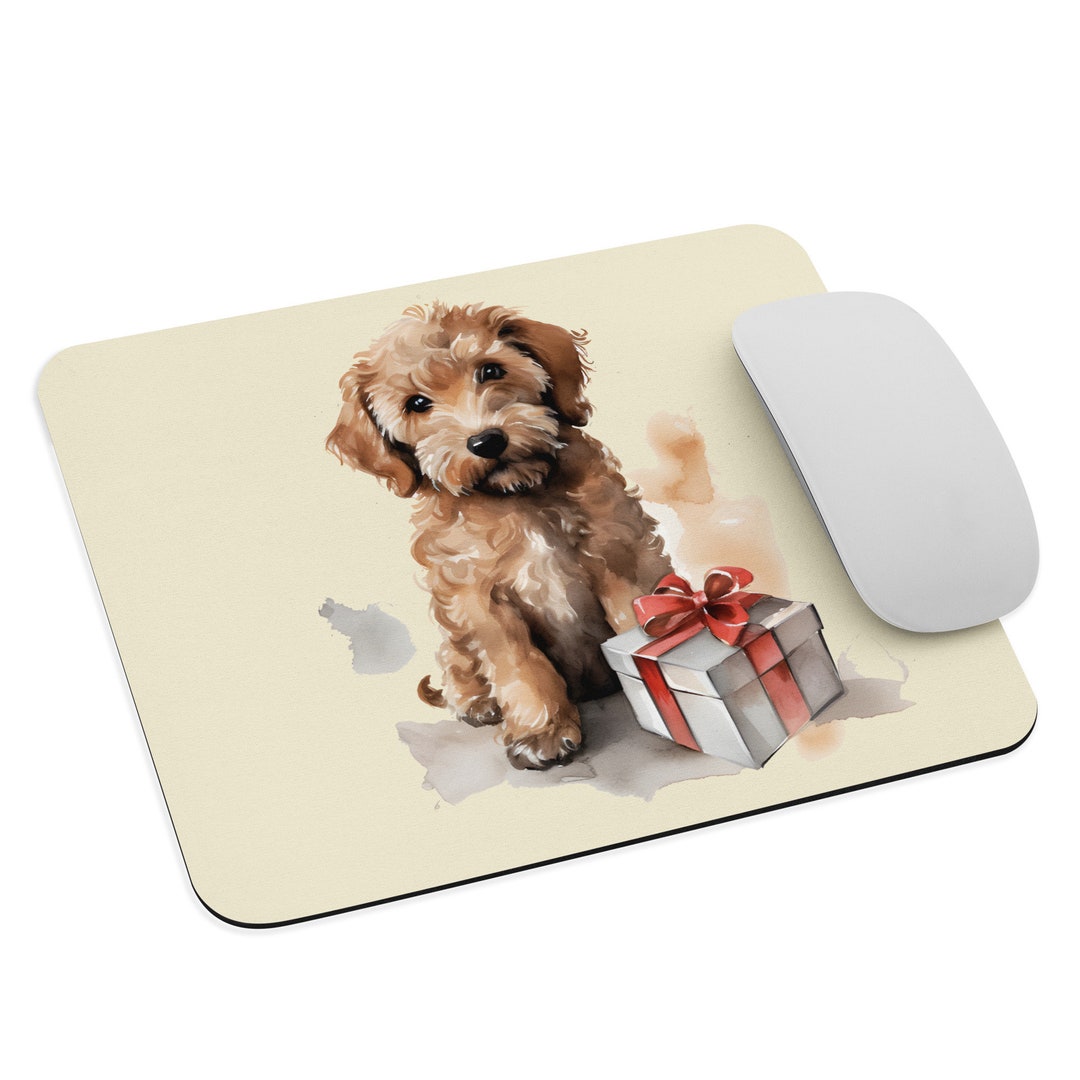 Cute Australian Labradoodle Puppy Mouse Pad, Labradoodle Gift for ...