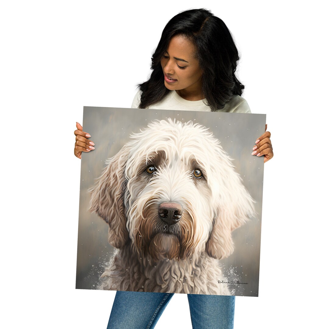 Labradoodle Poster | Matte Poster Without Frame | Waterpainting Art - Etsy
