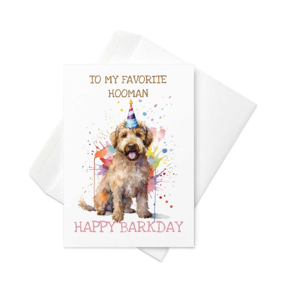 10x Funny Labradoodle Birthday Cards (with Standard Envelopes ...