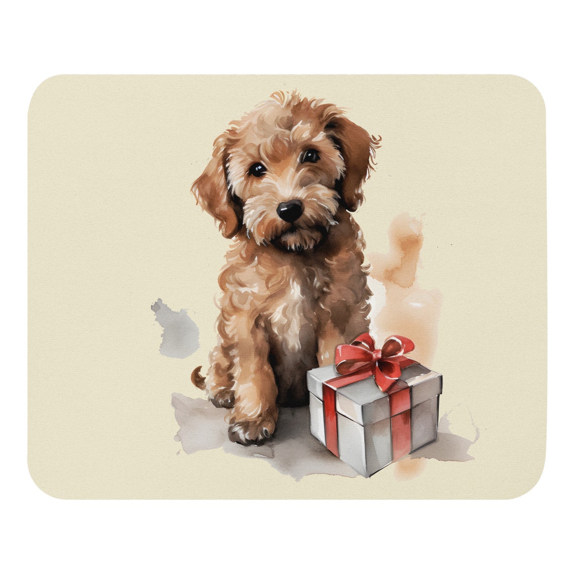 Cute Australian Labradoodle Puppy Mouse Pad, Labradoodle Gift for ...