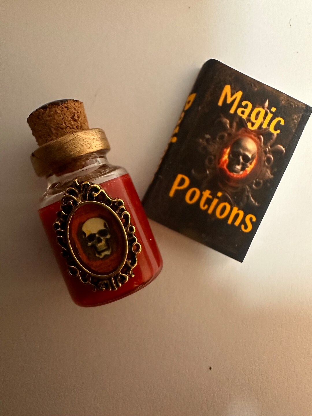 Gothic Dollhouse Potion Bottle Miniature Witch Set 1:12 Scale Witches ...