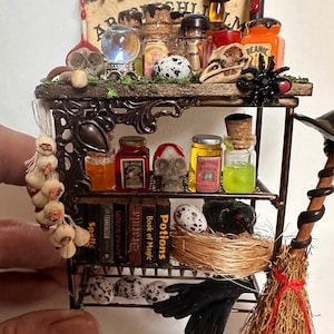 Miniature Witch Furniture 1:12 Scale Epic Gothic Hutch Haunted ...