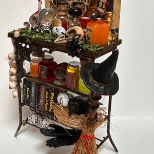 Miniature Witch Furniture 1:12 Scale Epic Gothic Hutch Haunted ...