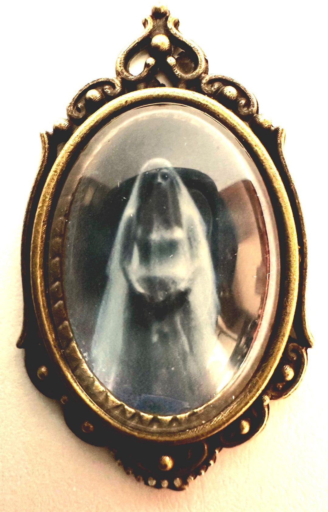 Dollhouse Wall Art Creepy Ghost Picture Mini Picture Framed Scary ...