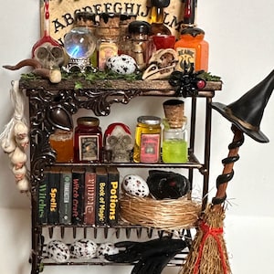 Miniature Witch Furniture 1:12 Scale Epic Gothic Hutch Haunted ...
