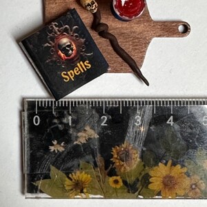 Haunted Dollhouse Miniature Creepy Diorama 1:12 Scale Creepy Witch ...