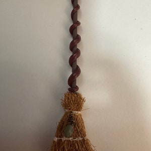 Tiny Witches Broom: Handmade Dollhouse Miniature, Fairy Garden Decor - Etsy