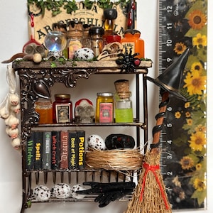 Miniature Witch Furniture 1:12 Scale Epic Gothic Hutch Haunted ...