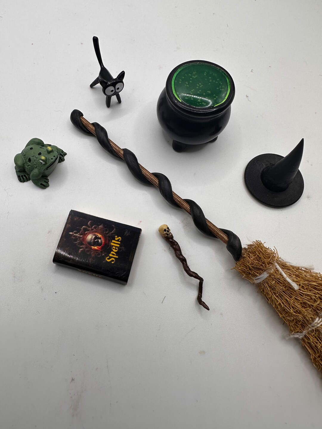 Miniature Witch Accessories Haunted Dollhouse Miniature Gothic ...