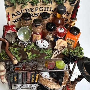 Miniature Witch Furniture 1:12 Scale Epic Gothic Hutch Haunted ...