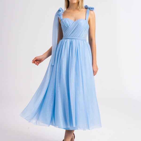 Ice Blue Dress - Etsy