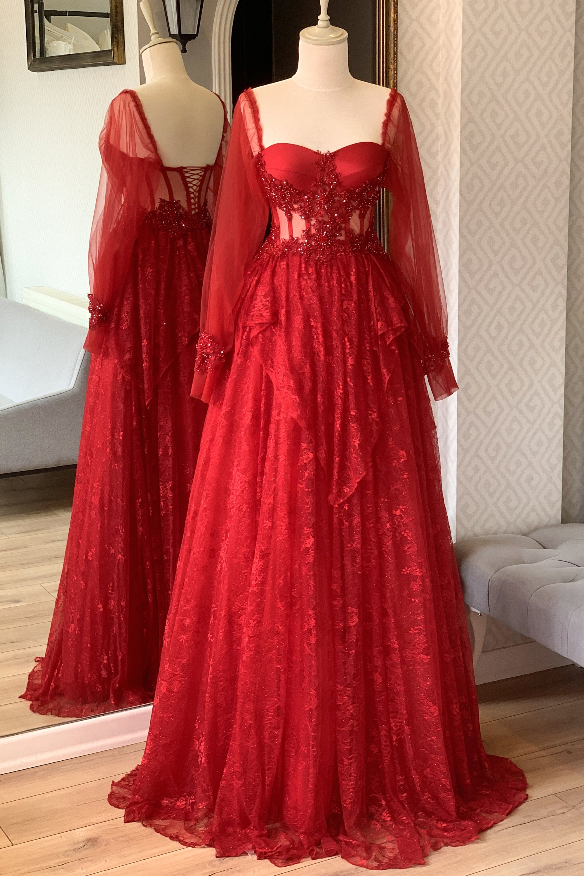 Regency Ball Gown - Autumn Wedding Guest Dress - Fairy Ball Gown ...