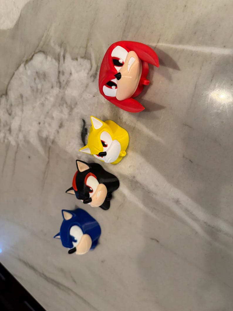 Sonic the Hedgehog Refrigerator Magnets - Etsy