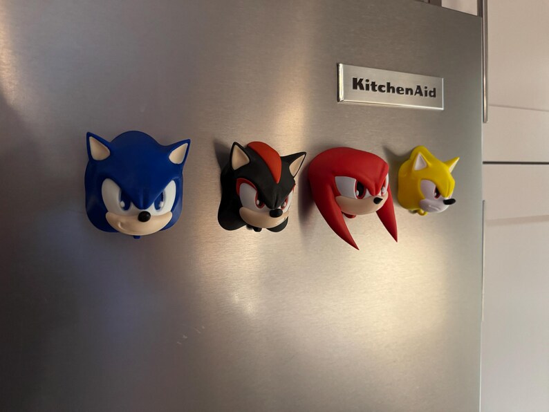 Sonic the Hedgehog Refrigerator Magnets - Etsy