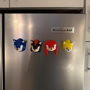 Sonic the Hedgehog Refrigerator Magnets - Etsy