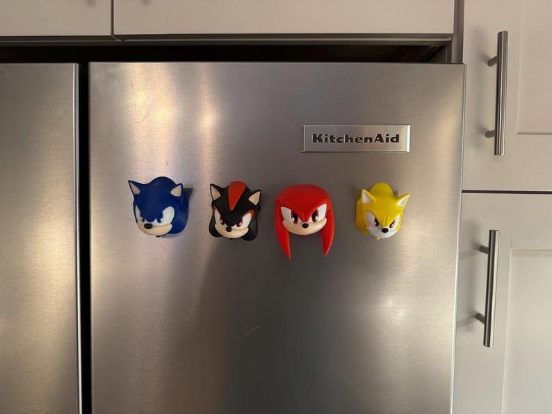 Sonic the Hedgehog Refrigerator Magnets - Etsy