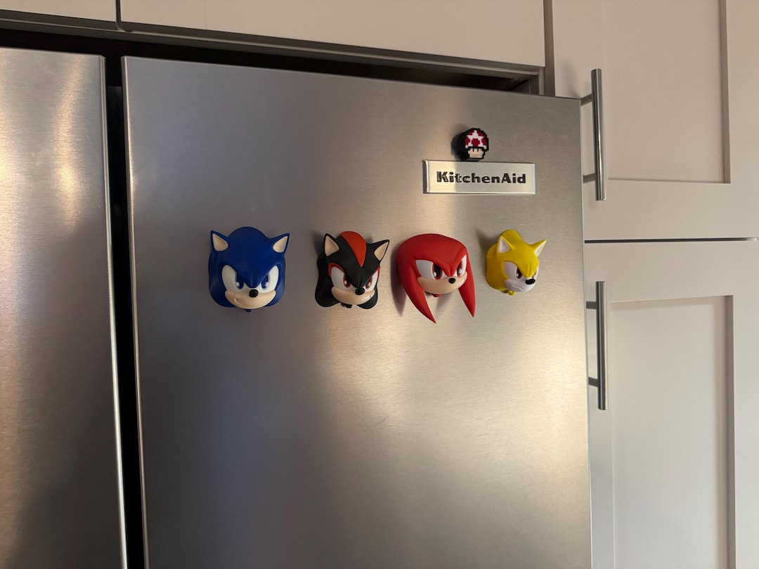 Sonic the Hedgehog Refrigerator Magnets - Etsy
