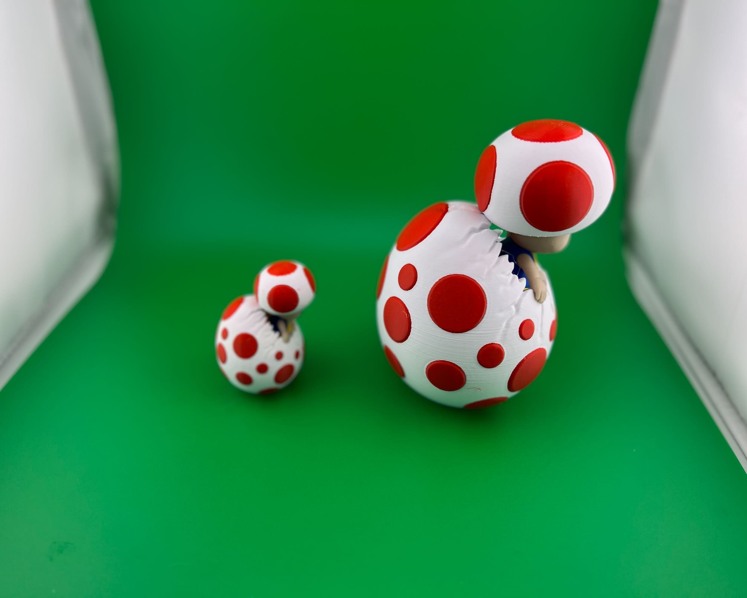3D Printed Toad Egg With Hatching Toad Mario Brothers - Etsy