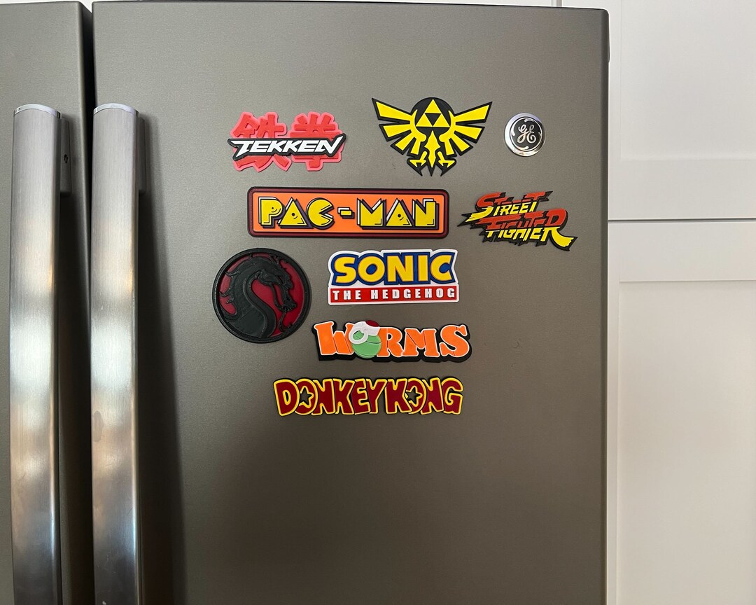 Retro Video Game Title Magnets - Etsy