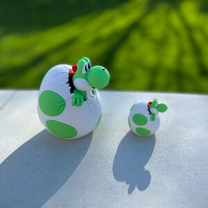 Yoshi Egg multi-color Print Large or Small 3d Print - Etsy