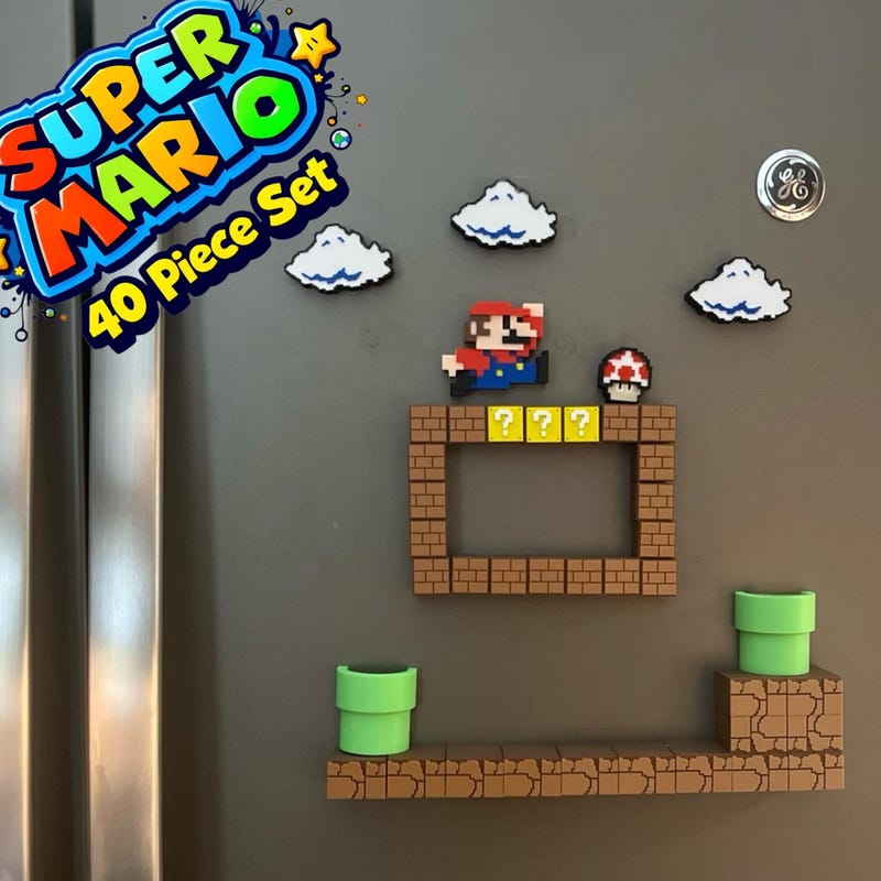 Super Mario Magnets - Etsy