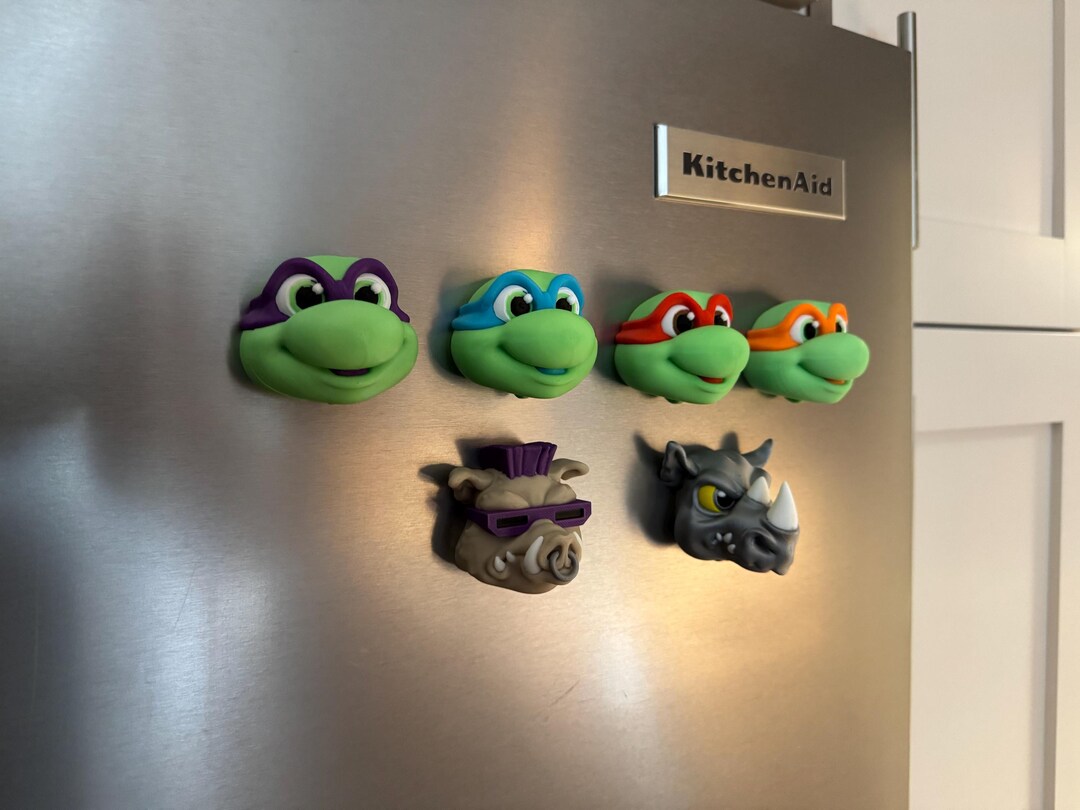 Teenage Mutant Ninja Turtles Refrigerator Magnets FUN - Etsy
