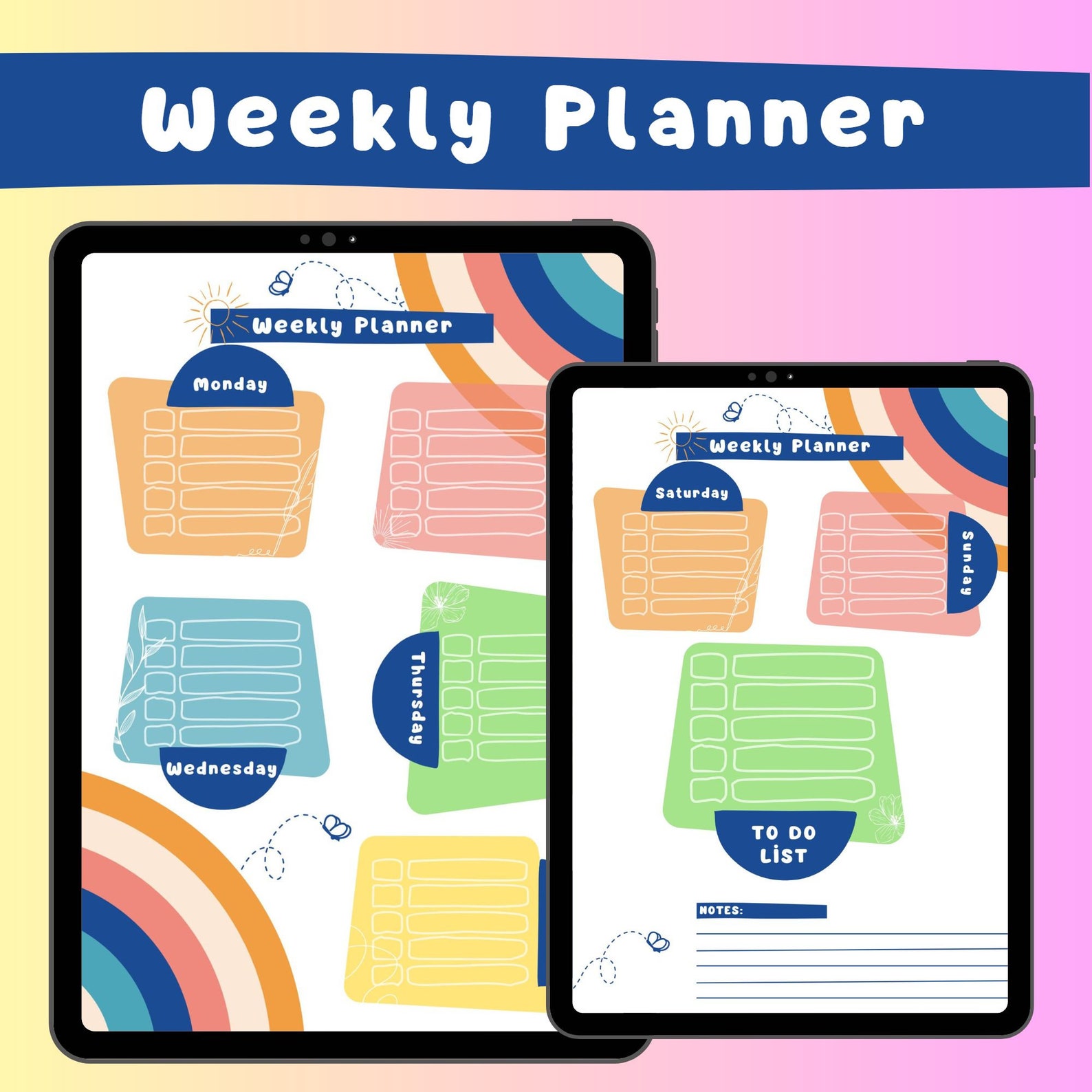 Weekly Planner Printable Weekly Planner Printable Planner Printable ...