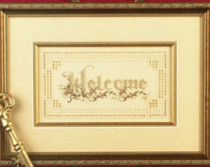 Welcome by Cross 'N Patch - Emie Bishop - Counted Cross Stitch / Hardanger Pattern - Etsy