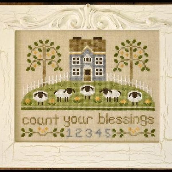 Count Your Blessings Cross Stitch - Etsy