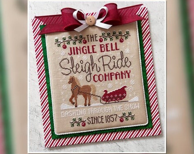 Jingle Bell Sleigh Ride Co. by Cherry Hill Stitchery - Counted Cross ...