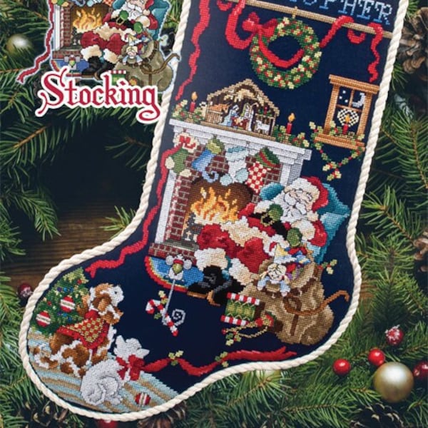 Cross Stitch Stocking Pattern - Etsy