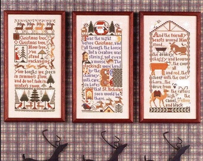 Christmas Samplers by the Prairie Schooler (book 63)- Counted Cross ...