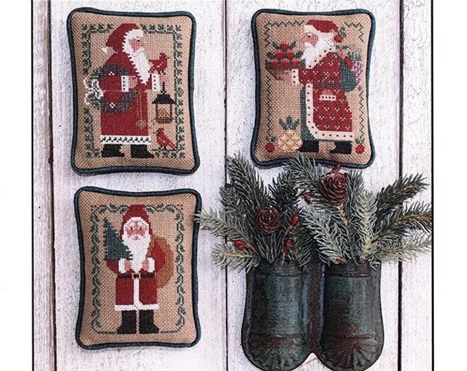 Santas Revisited II (book 203) by the Prairie Schooler - Counted Cross ...
