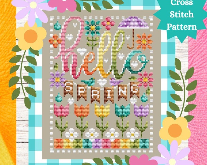 Hello Spring by Shannon Christine Designs - Counted Cross Stitch ...